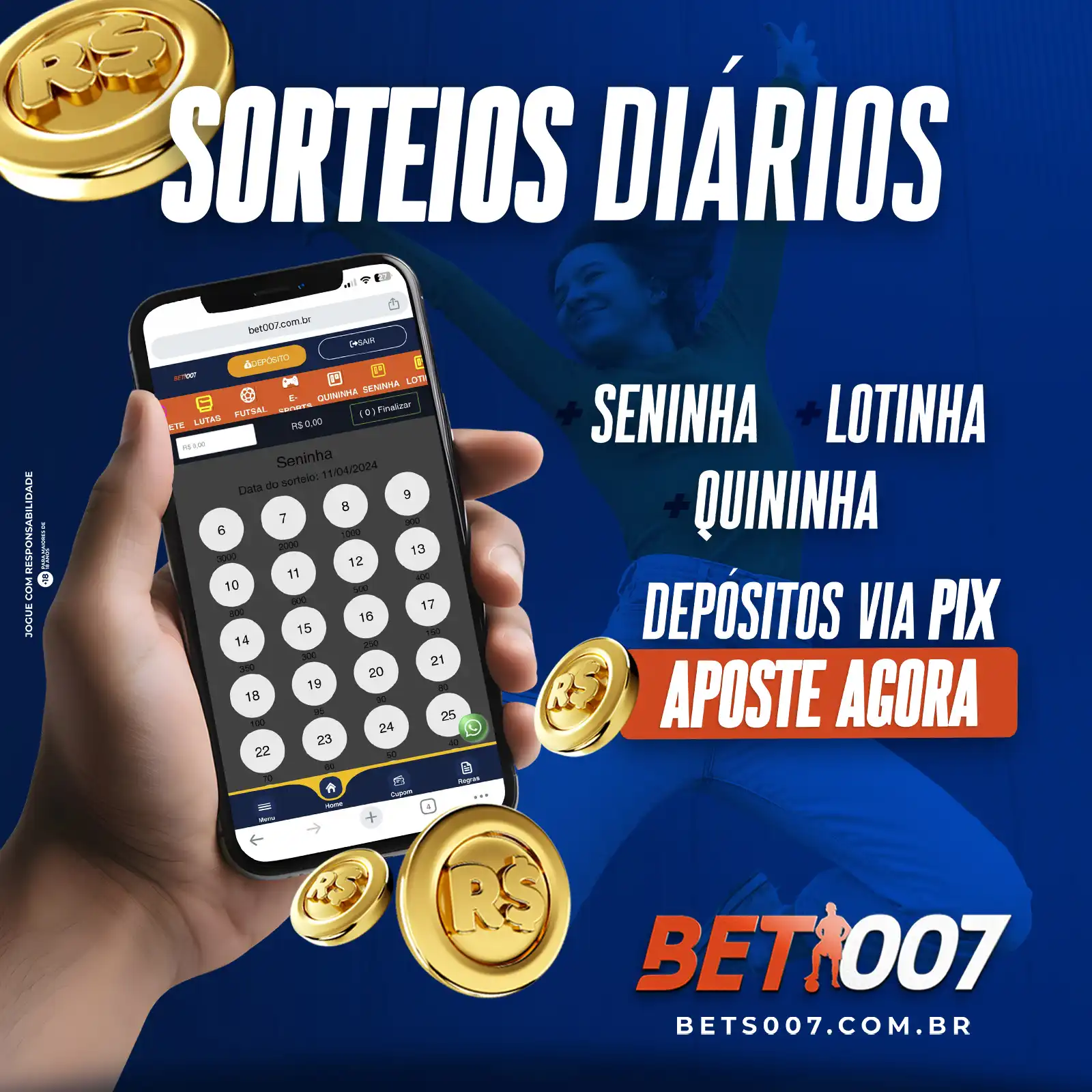 BET 007 | SISTEMA DE APOSTAS ESPORTIVAS E LOTO